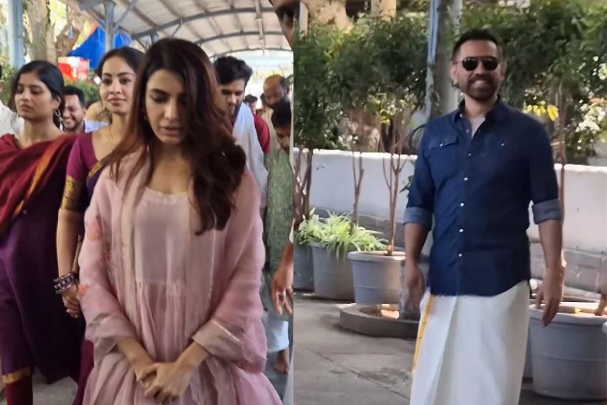 Samantha Ruth Prabhu visits Tirupati temple with Raj Nidimoru ahead of ...