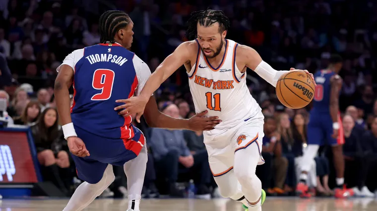 Ausar Thompson calls out Jalen Brunson for 'selling fouls' ahead of ...