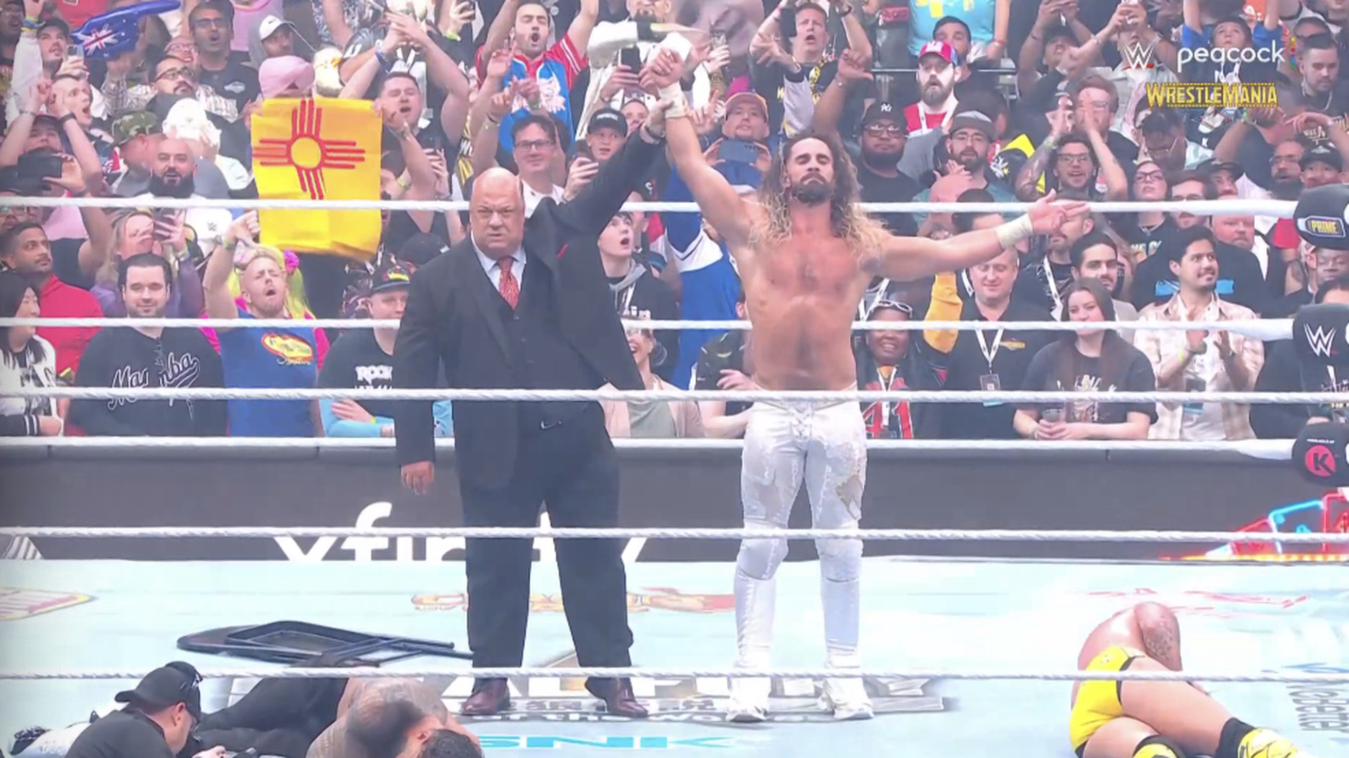 Paul Heyman turns on CM Punk AND Roman Reigns, helps Seth Rollins win ...