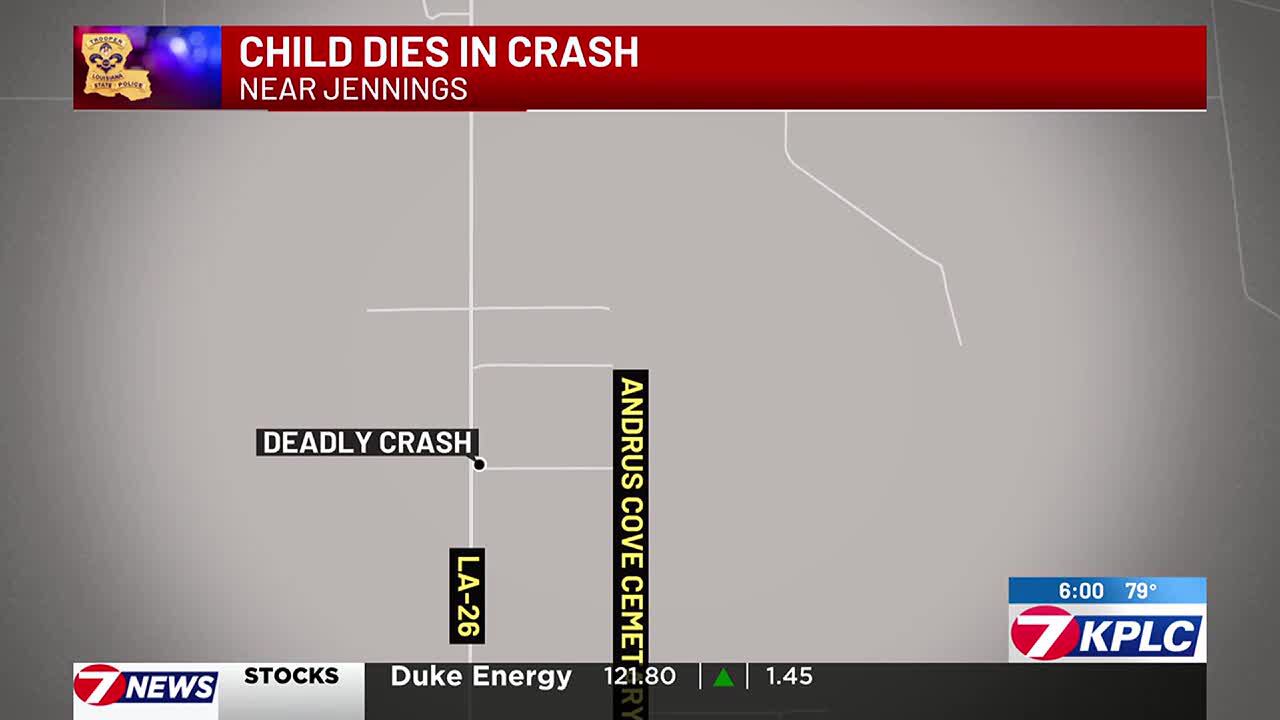 8-year-old girl dies in Jennings crash