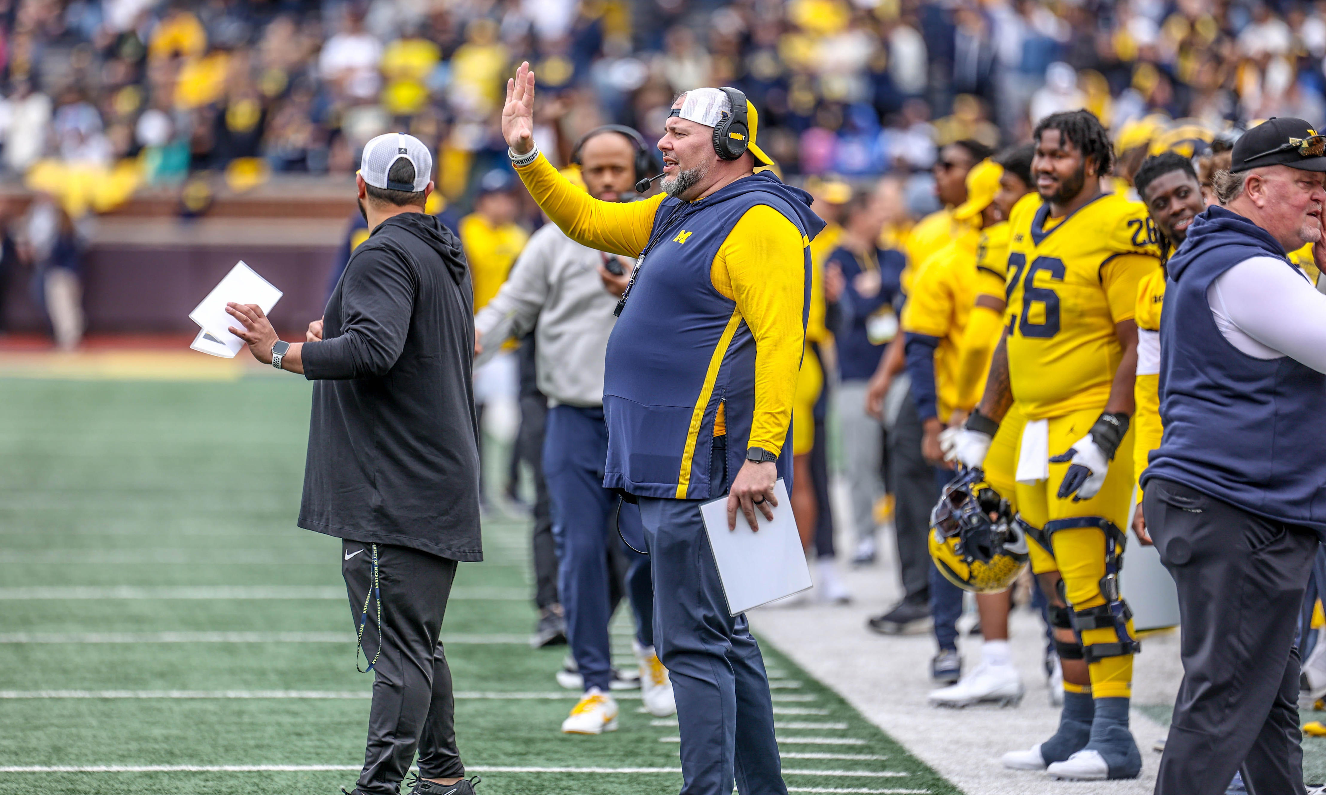 Michigan football secures 2027 commit from coach's son, 3-star lineman ...