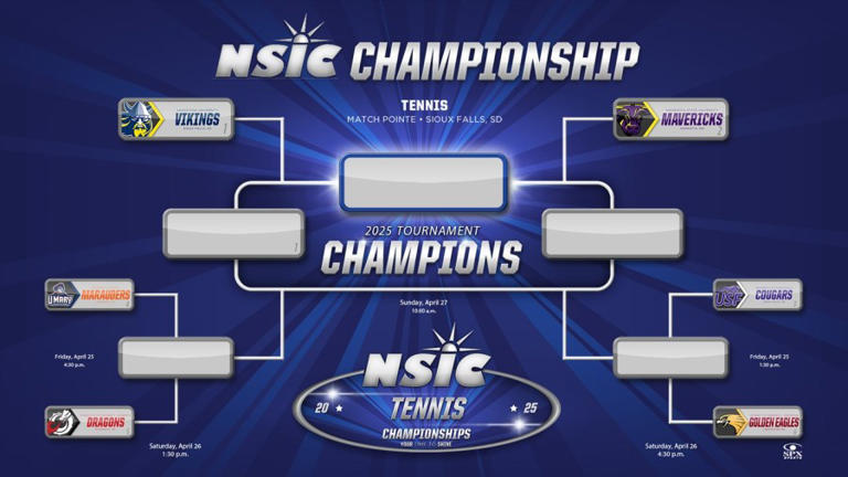 2025 NSIC women’s tennis tournament bracket announced