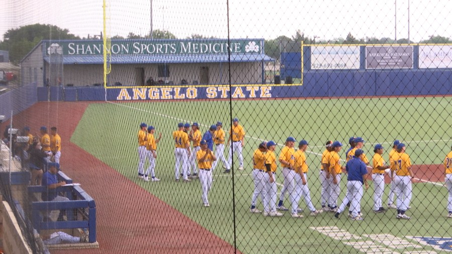 VIDEO: No. 1 Angelo State baseball sweeps their final home series of ...