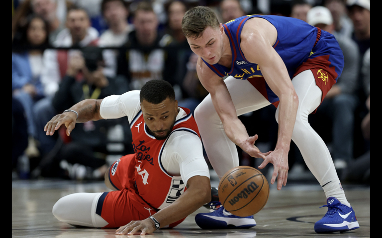 Nuggets edge Clippers in playoff OT thriller, Pacers thump Bucks