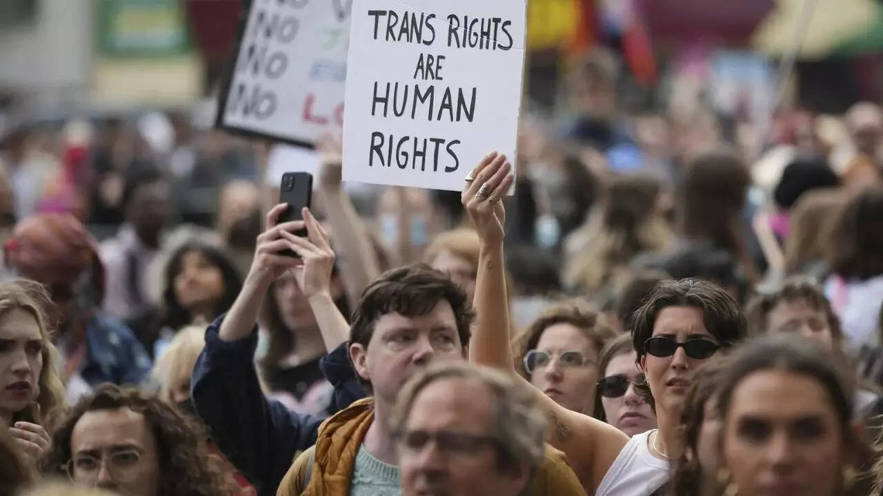 Thousands protest in UK against Supreme Court ruling on definition of ...