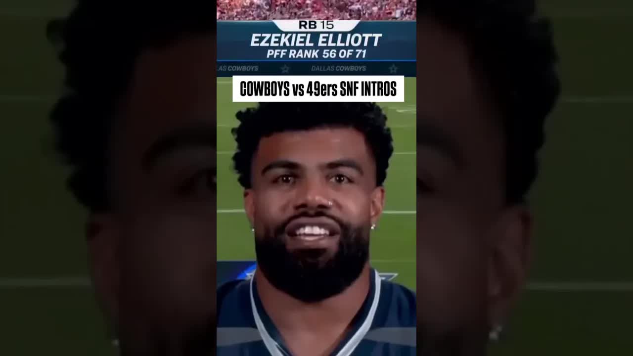 Dallas Cowboys vs 49ers: SNF Player Intros