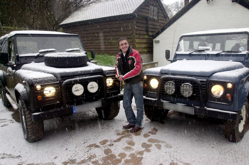 Rich and famous Land Rover drivers