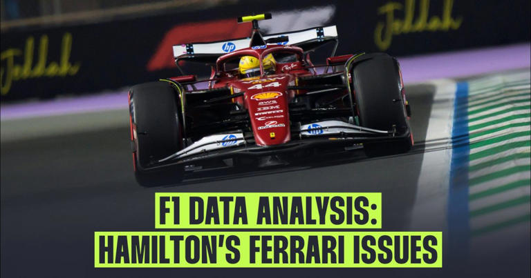 Lewis Hamilton telemetry data exposes critical Ferrari issues in Saudi ...