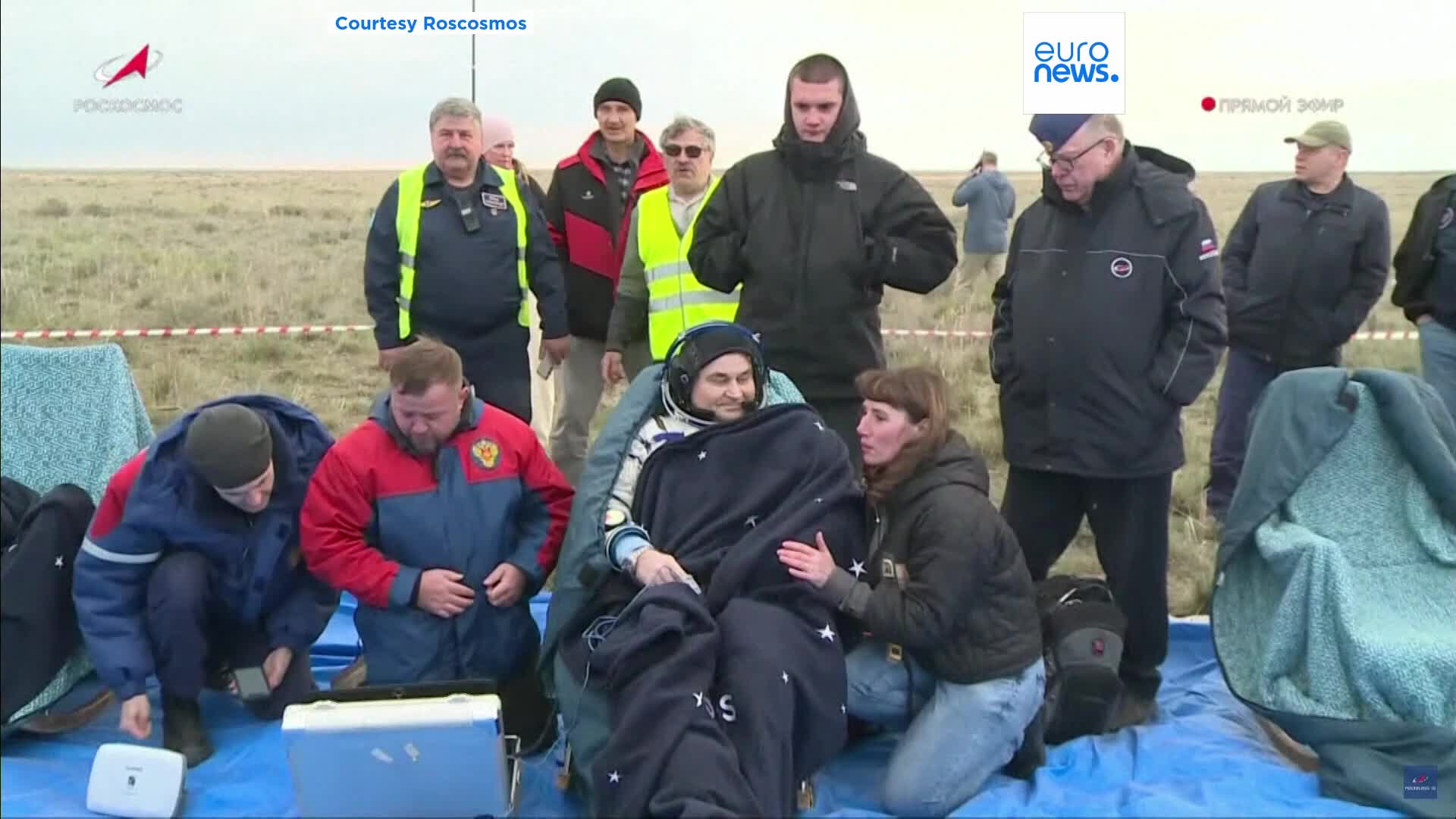 Soyuz MS-26 spacecraft carrying Expedition 72 crew lands in Kazakhstan