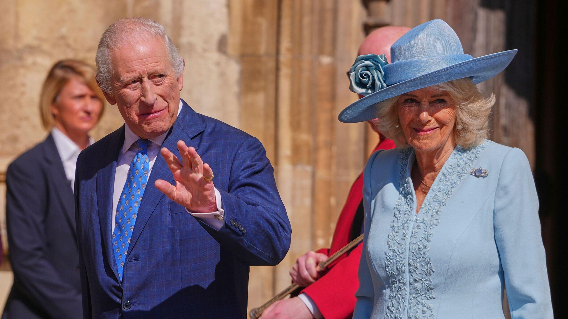 King Charles and Queen Camilla lead royals at Easter Sunday service ...
