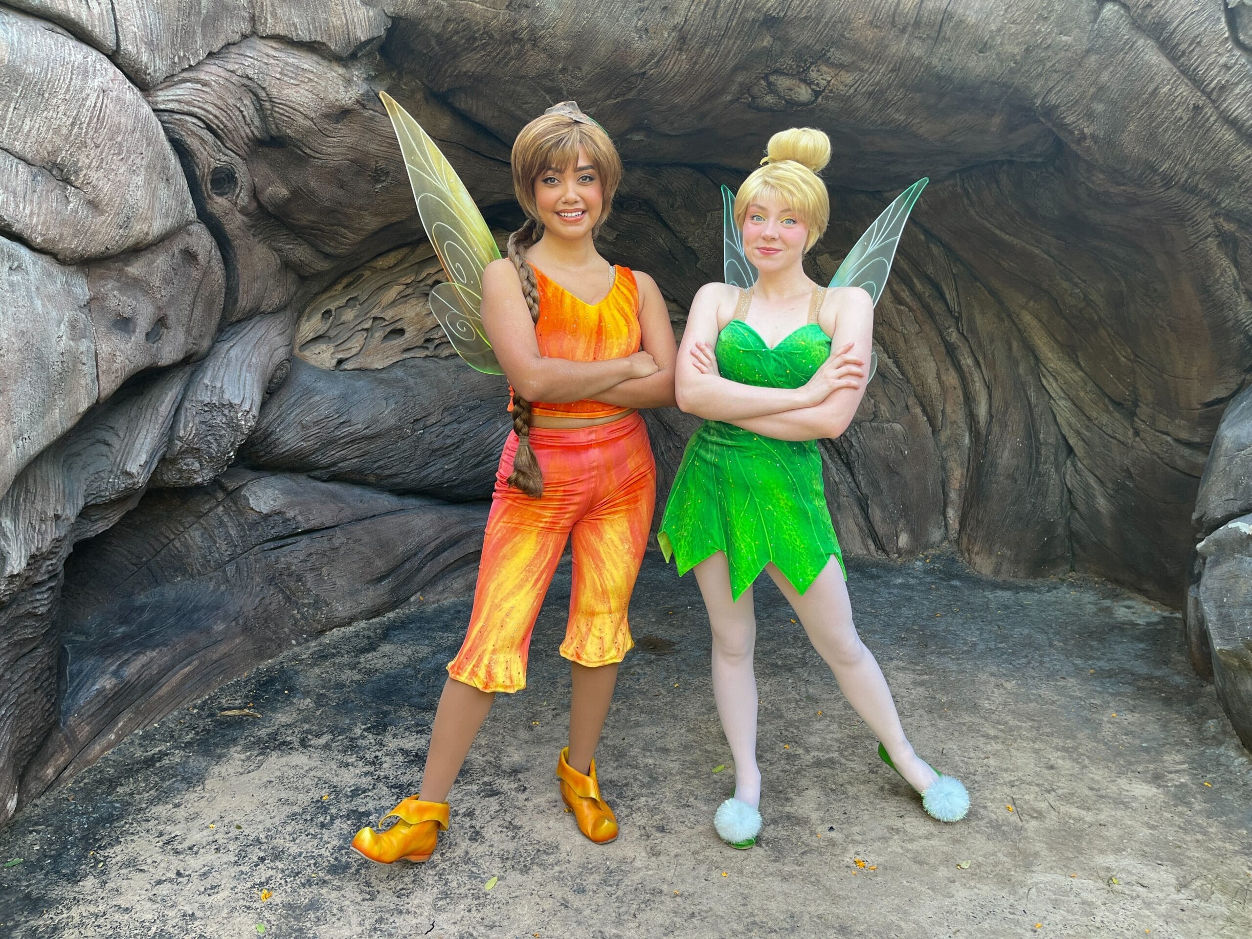 Tinker Bell and Fawn Meet Guests in Disney's Animal Kingdom for Trimmed ...