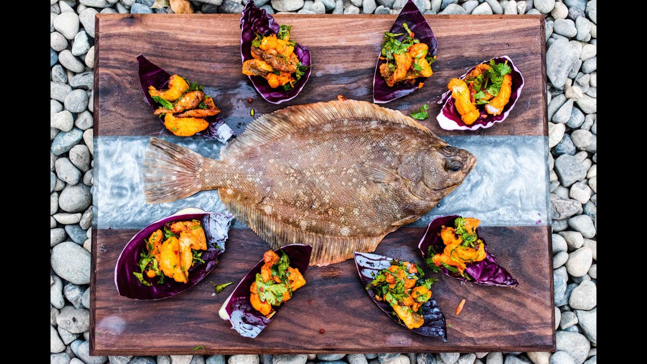 Delicious Flounder Catch and Cook | Also Caught The STRANGEST/CUTEST Fish