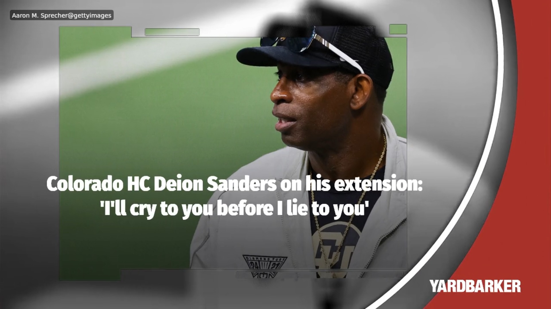 Colorado HC Deion Sanders on his extension: 'I'll cry to you before I ...