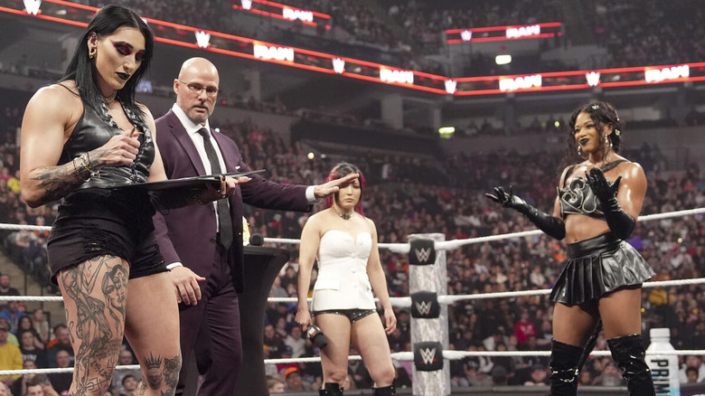 The Story So Far: Bianca Belair Vs. Rhea Ripley Vs. IYO SKY At WWE ...