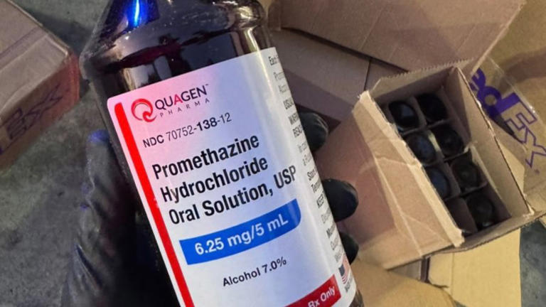 Hundreds of promethazine bottles found in San Pablo car