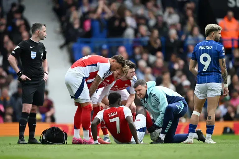 Premier League issues statement on Davis’ red card for tackle on Saka
