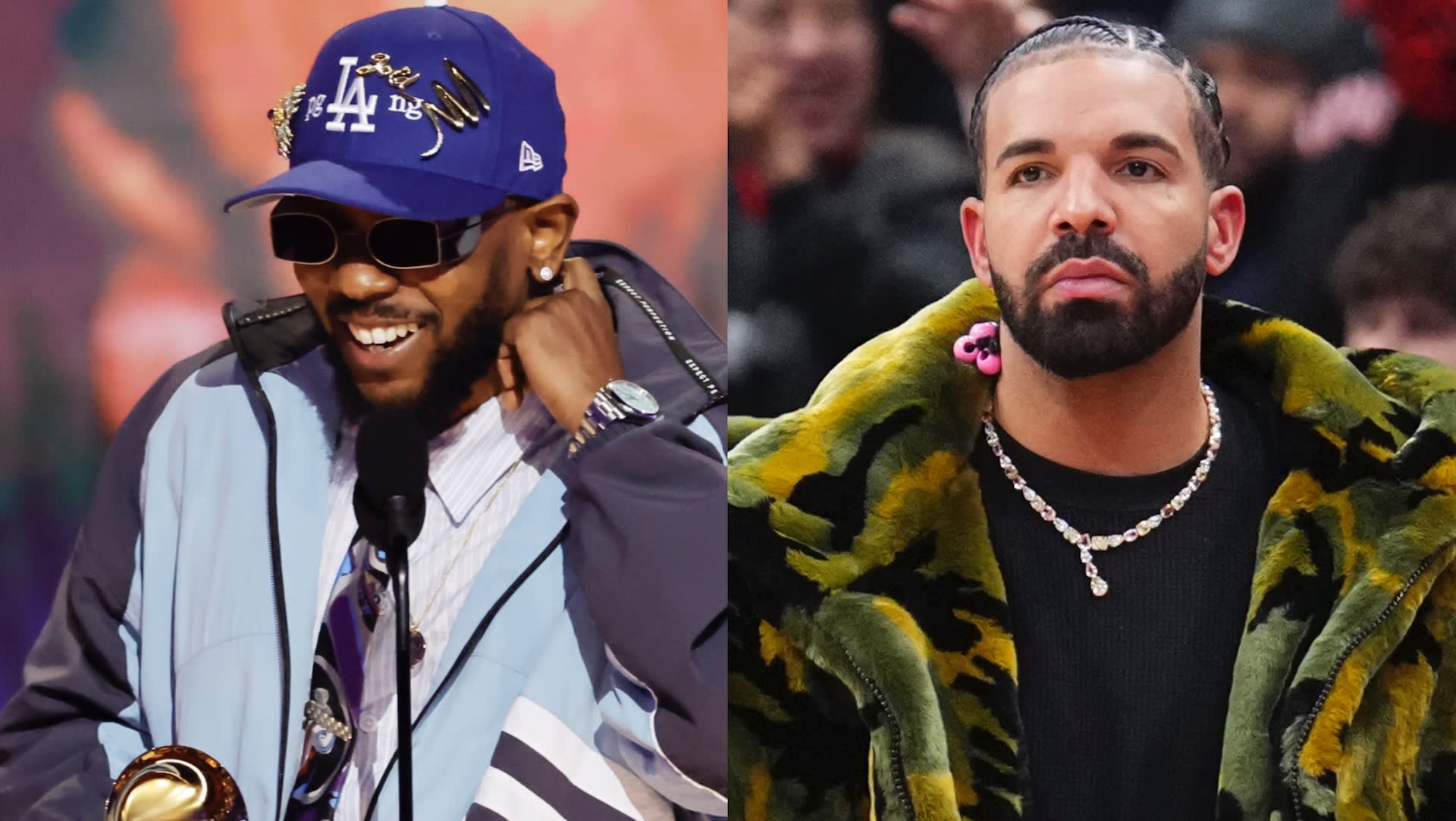 Kendrick Lamar Mocks Drake's 'Drop, Drop' Adlib During Grand National ...