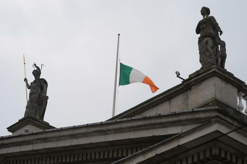 Ceremony commemorating the Easter Rising takes place at the GPO