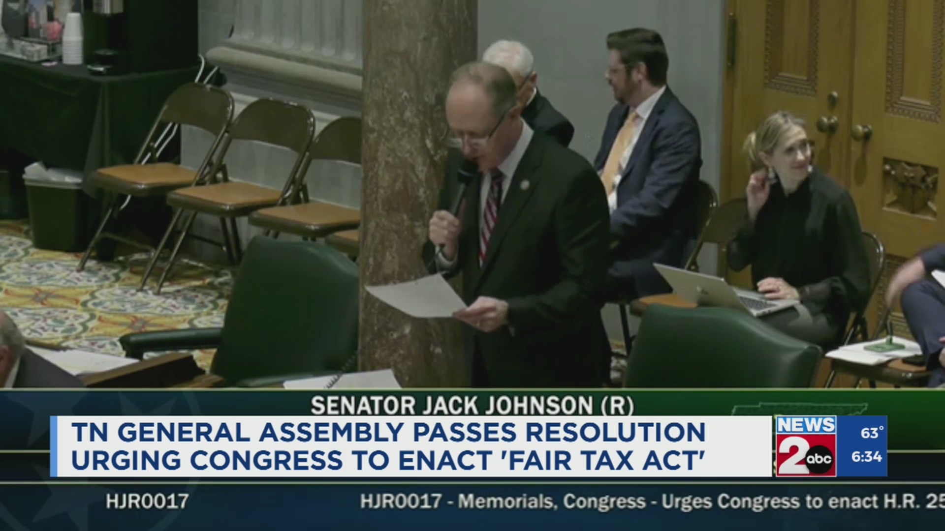 TN General Assembly passes resolution urging Congress to enact 'Fair Tax Act'