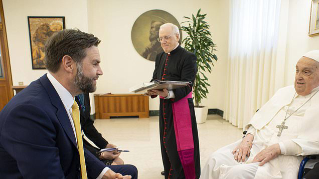 JD Vance attempts to mend his rocky relationship with Pope Francis with ... JD Vance attempts to mend his rocky relationship with Pope Francis with ...