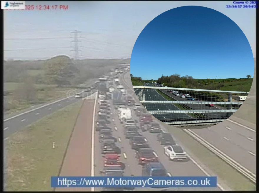 Police say M6 could be closed 'for some time' following severe road ...