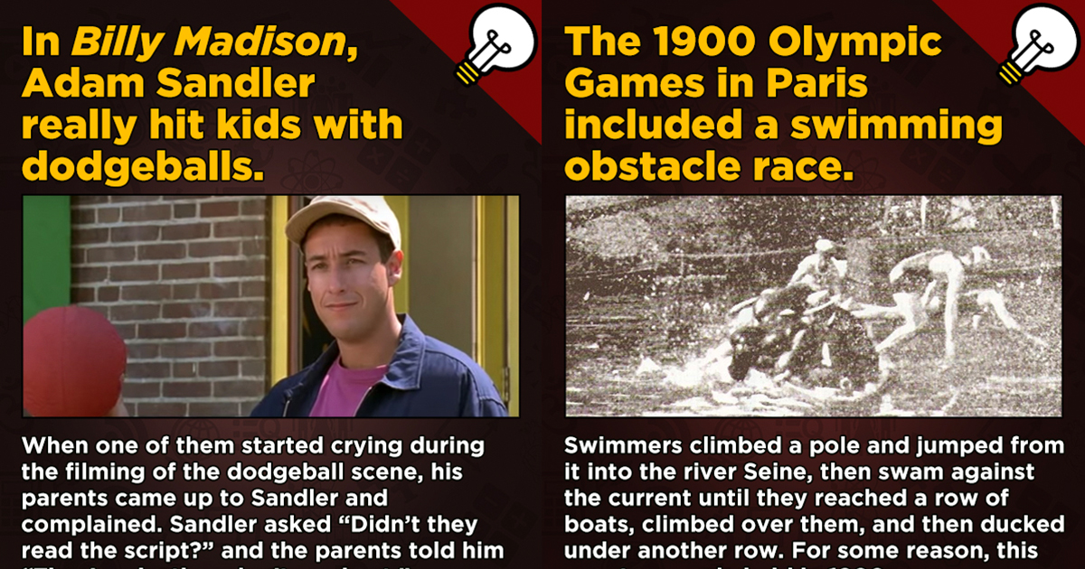 12 Trivia Tidbits For Your Friday