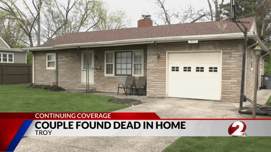 2 found dead in Troy home in suspected murder-suicide