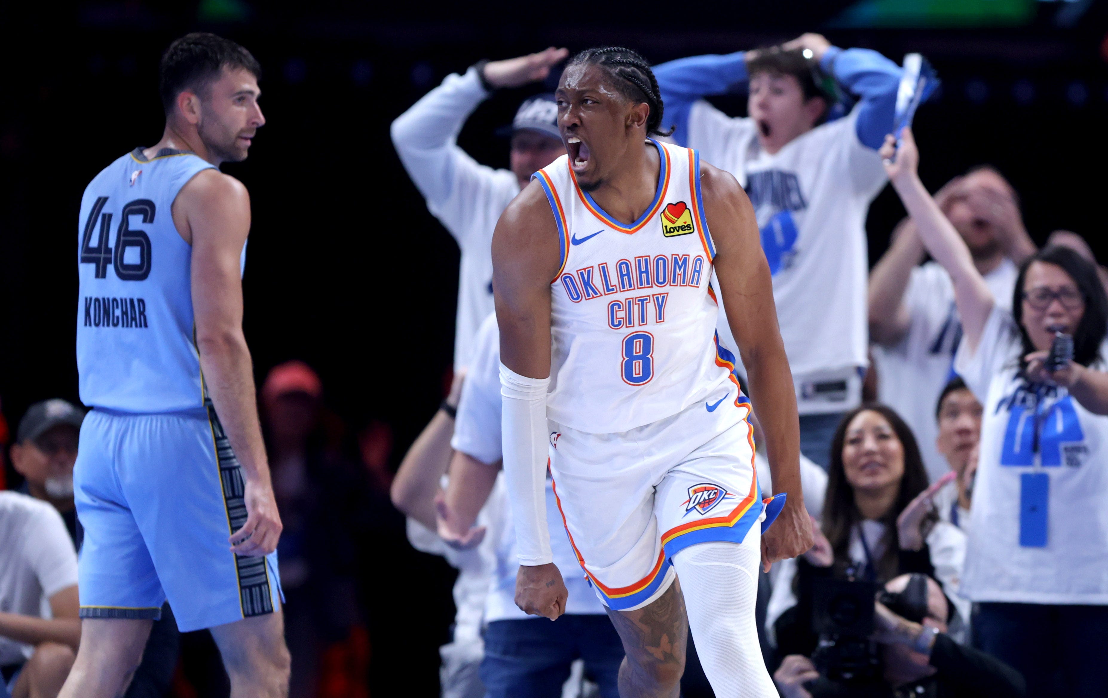 OKC Thunder smashes team record for largest win in NBA Playoffs with ...