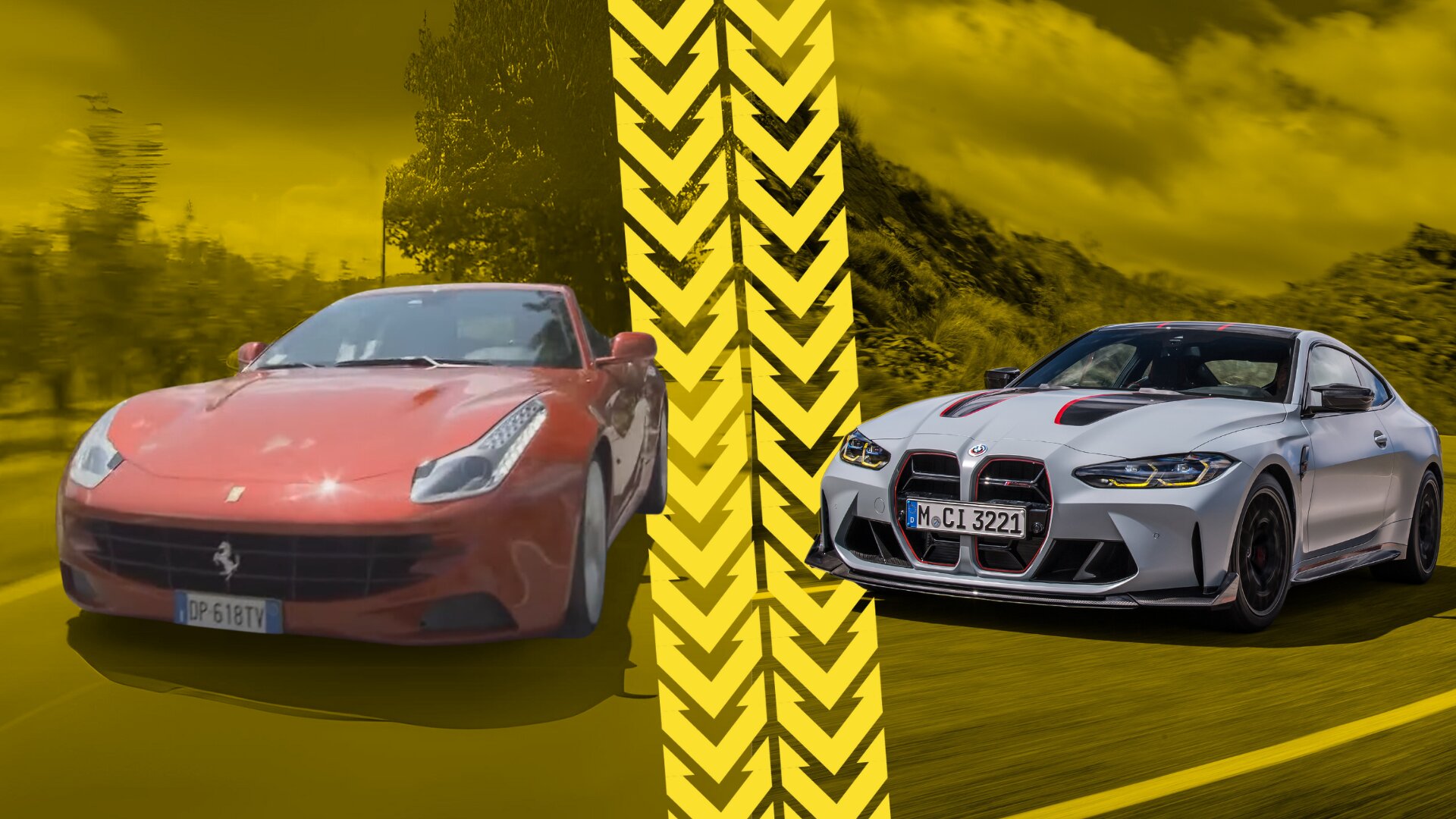 BMW M4 CSL vs Ferrari FF, la potenza incontra il lusso