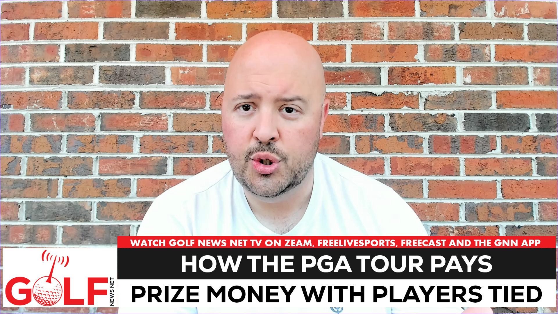 How the PGA Tour pays prize money when golfers are tied