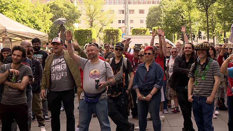 Demonstration in favour of cannabis legalisation takes place in Budapest
