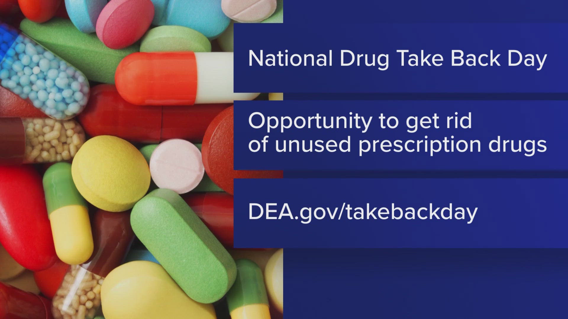 National Drug Take Back Day is on Saturday