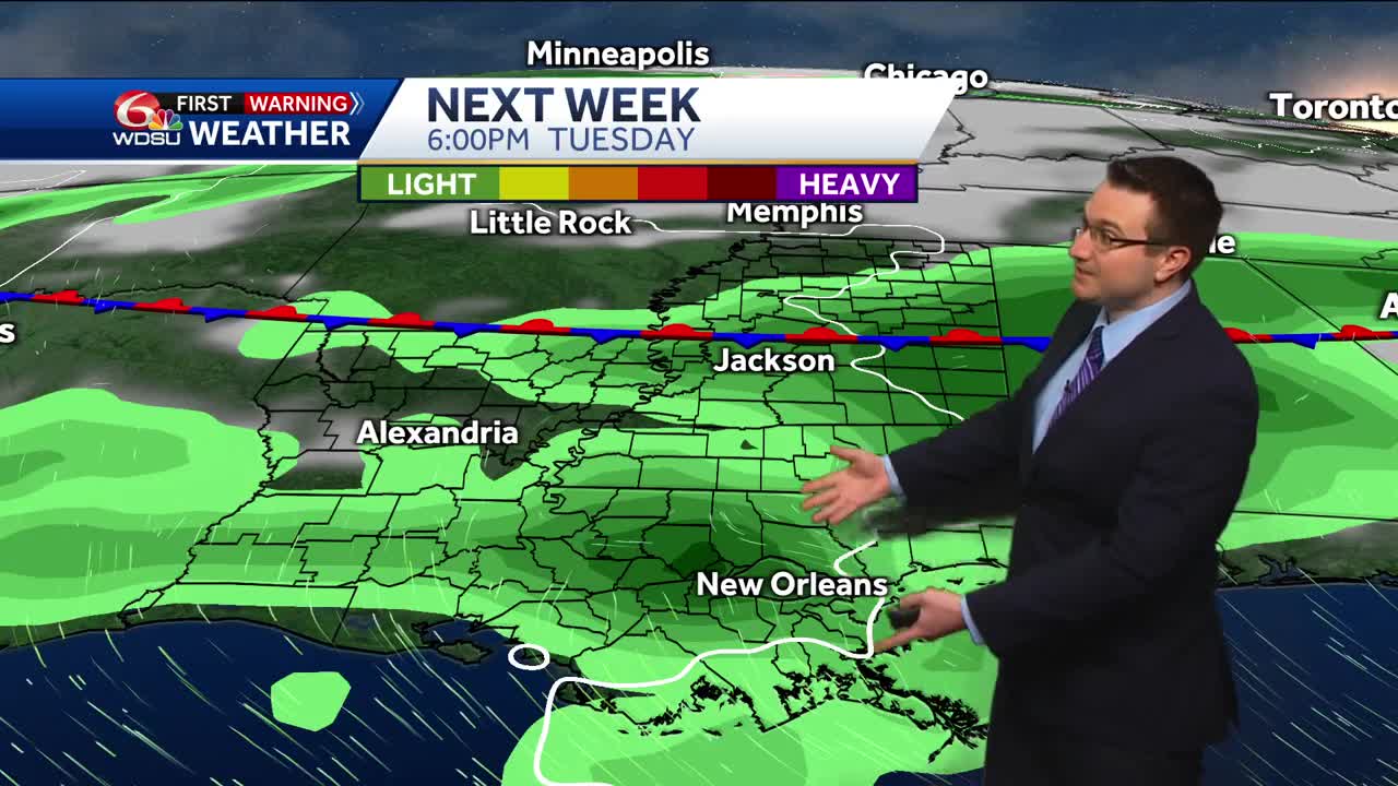 Rain chances increase this week