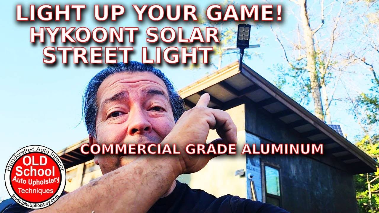 Light up your game! Hykoont solar street light