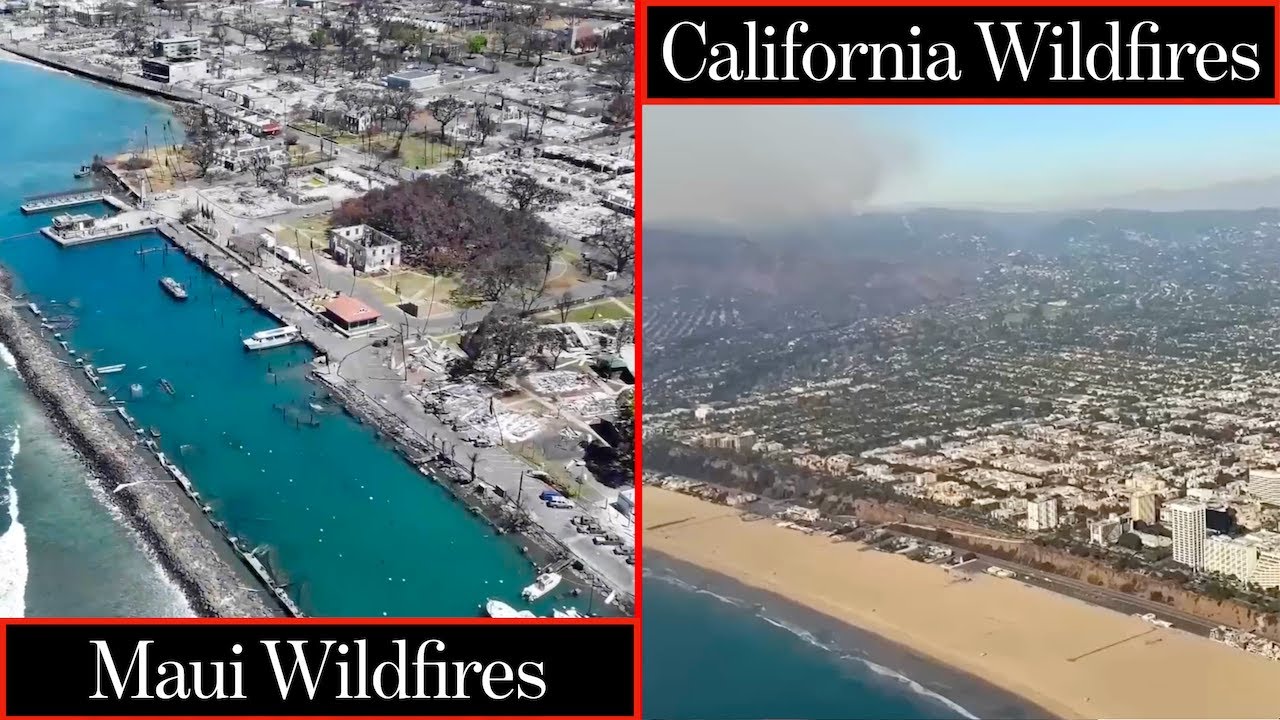 California Wildfires vs. Maui Wildfires