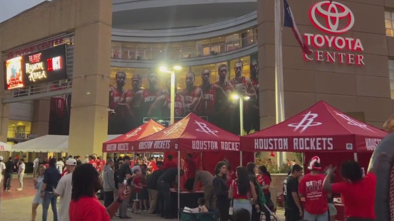 Rockets fans excited for playoff basketball