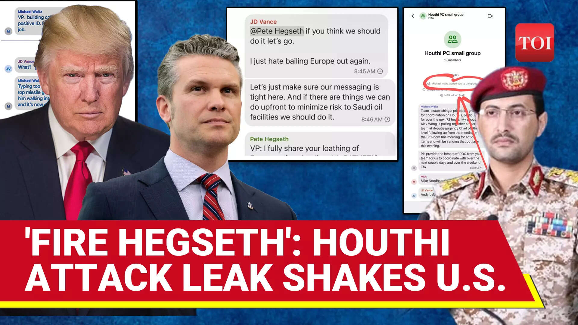 Signal Scandal Explodes As Hegseth 'LEAKS' Houthi Attack Inside Info To ...