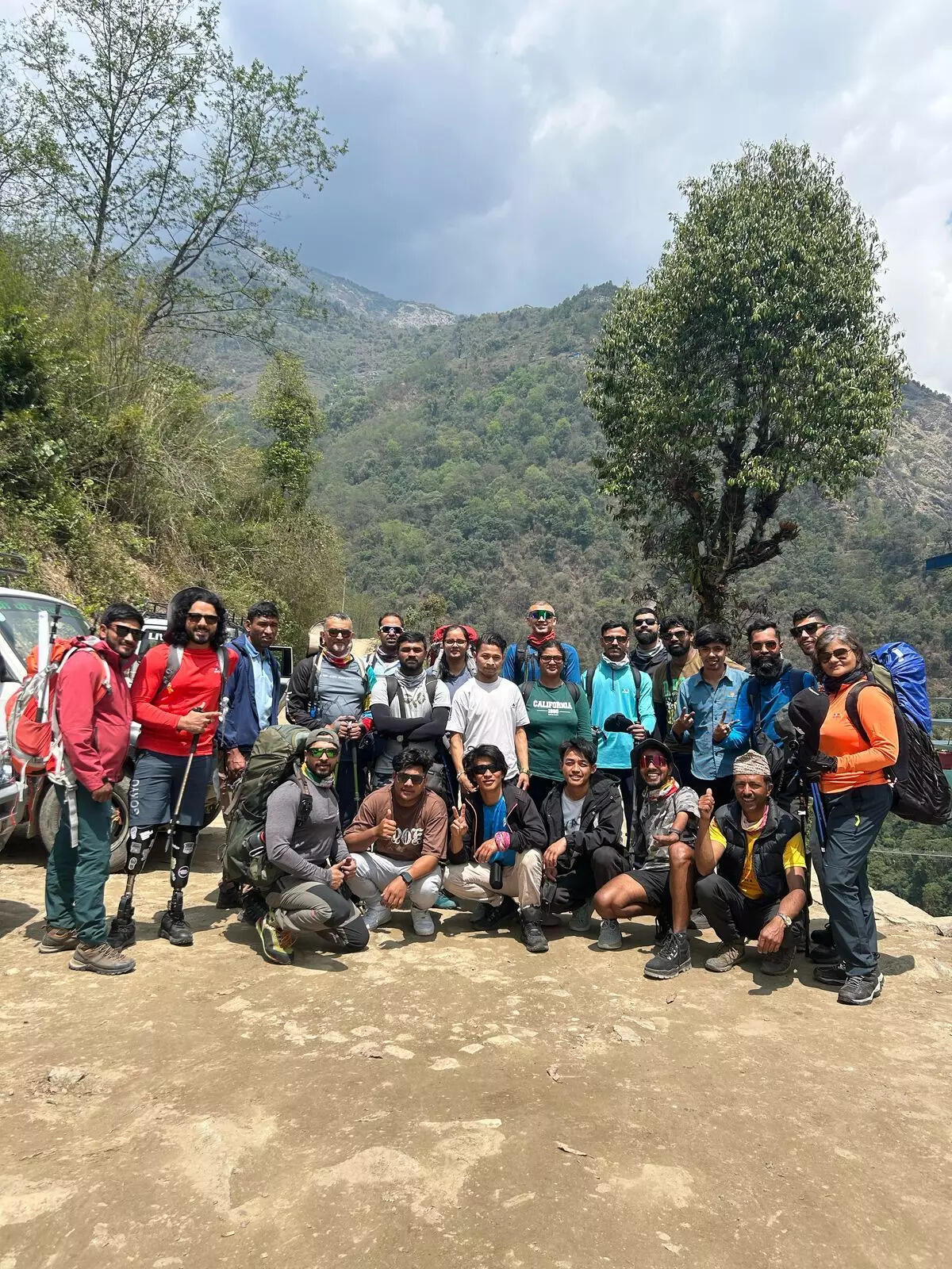 With non-disabled allies, Goa triple amputee leads inclusive Himalaya trek