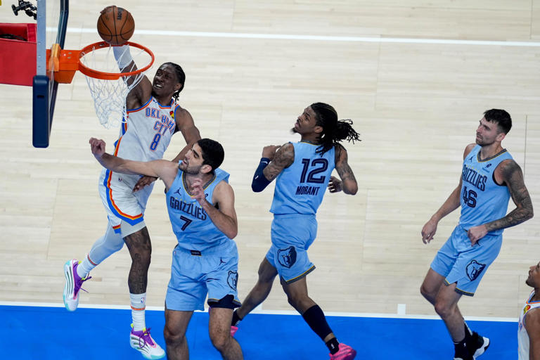 What is NBA playoff record for largest margin of victory? OKC Thunder ...