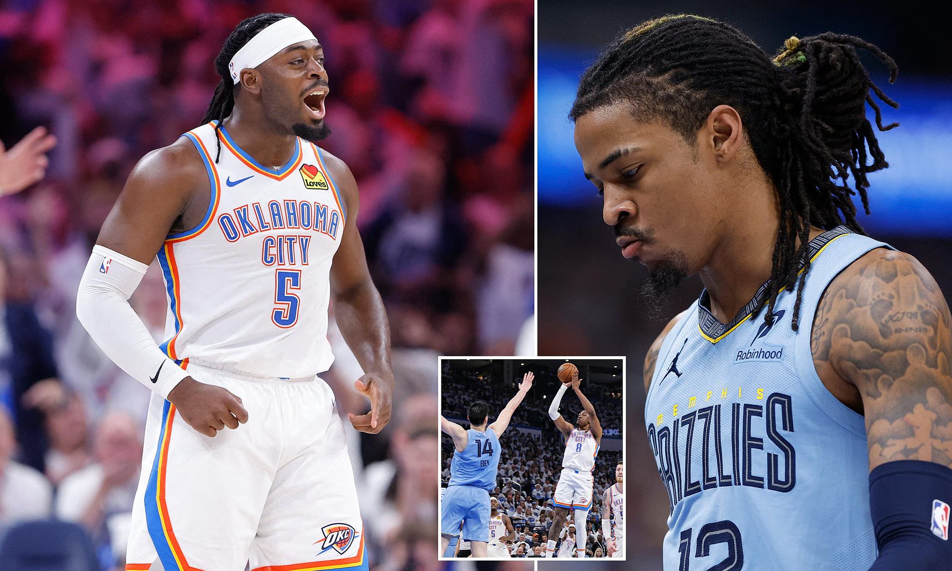 Oklahoma City Thunder smash NBA record to leave Memphis Grizzlies ...