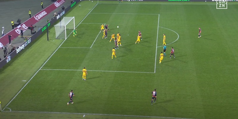 Orsolini, rovesciata pazzesca: la fotosequenza del gol vittoria del Bologna