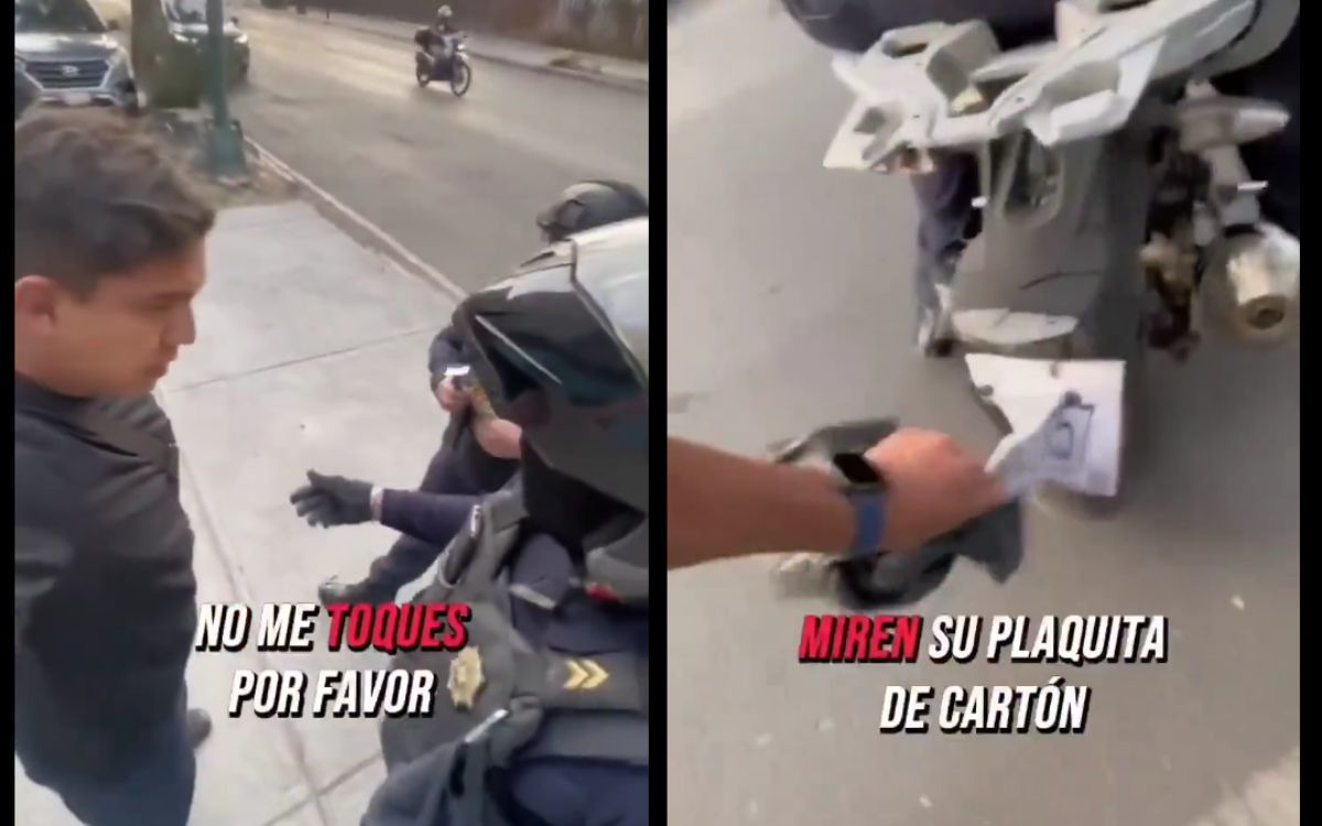 Suspenden a policías de CDMX con placa falsa y número de unidad ...