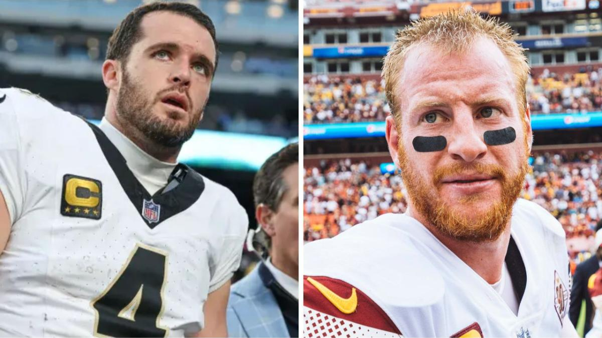 Saints Consider Carson Wentz Amid Derek Carr Injury Concerns