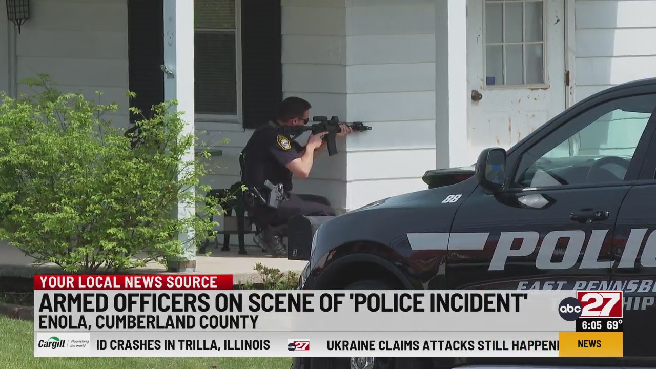 Armed officers on scene of 'Police Incident' in Cumberland County