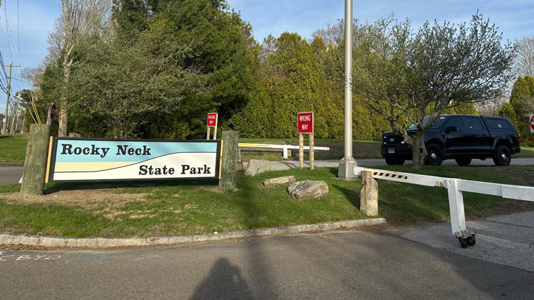 Rocky Neck State Park reopens; crews continue to monitor brush fire