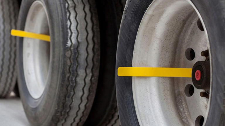 What Are The Plastic Strips On Truck Wheels For?