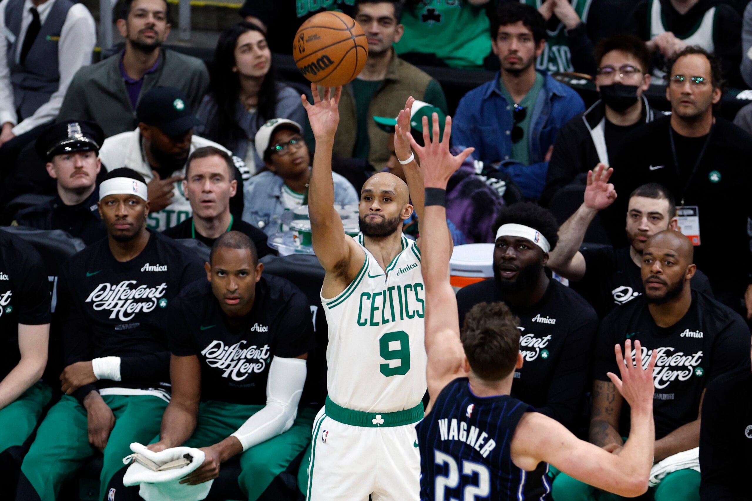 Derrick White, Celtics pull away and take down Magic late in Game 1: 7 ...