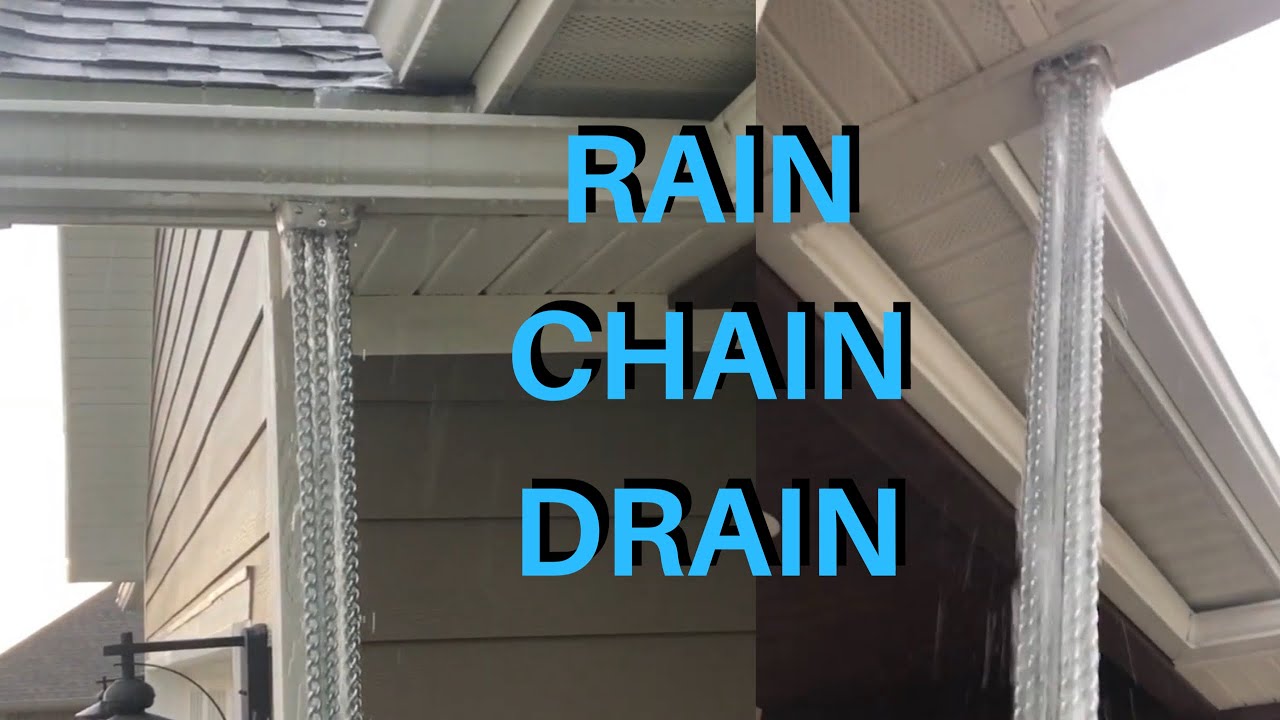 Rain Chain Drain Installation!