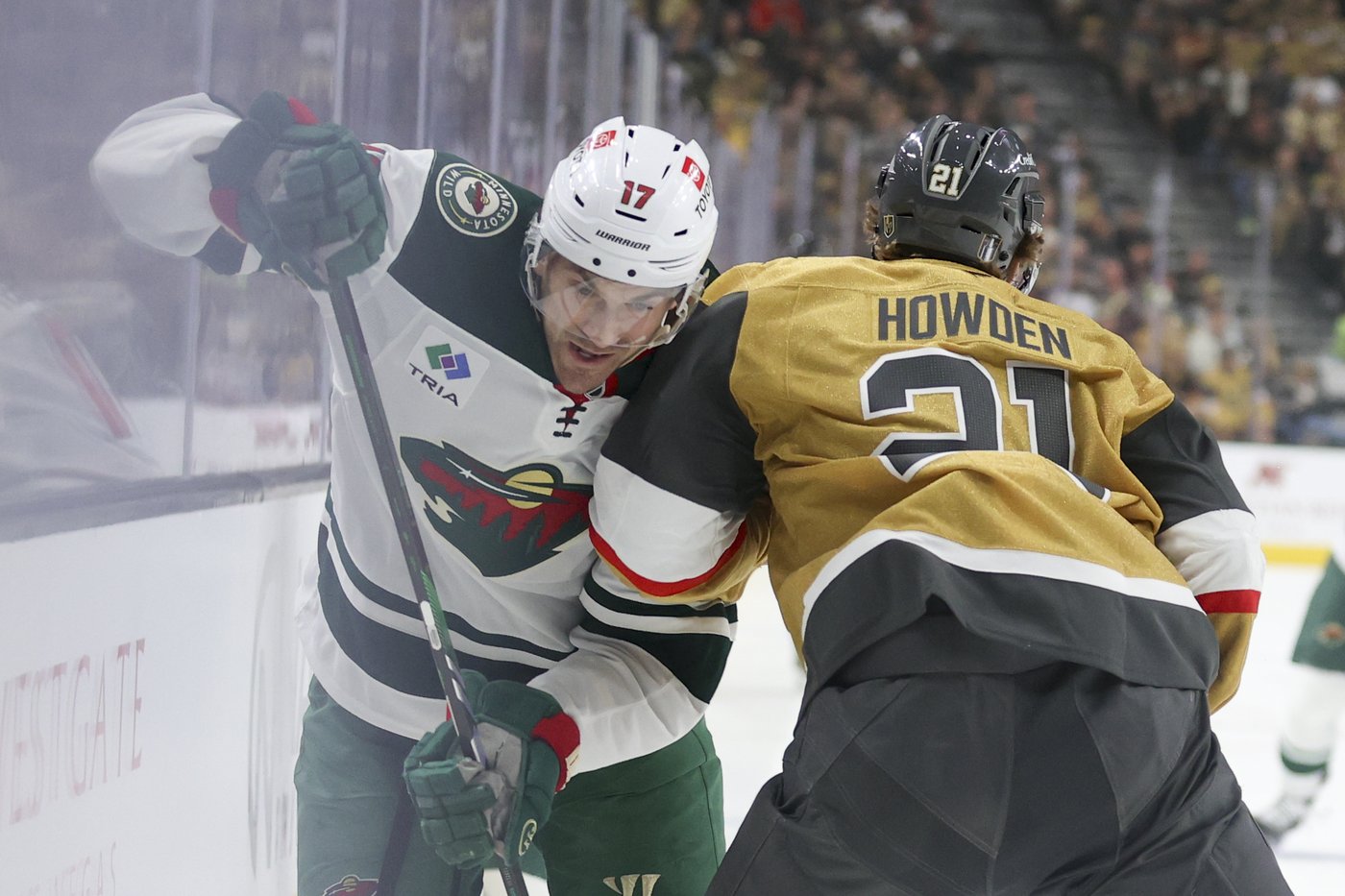 Brett Howden marque deux buts et les Golden Knights résistent au Wild 4-2