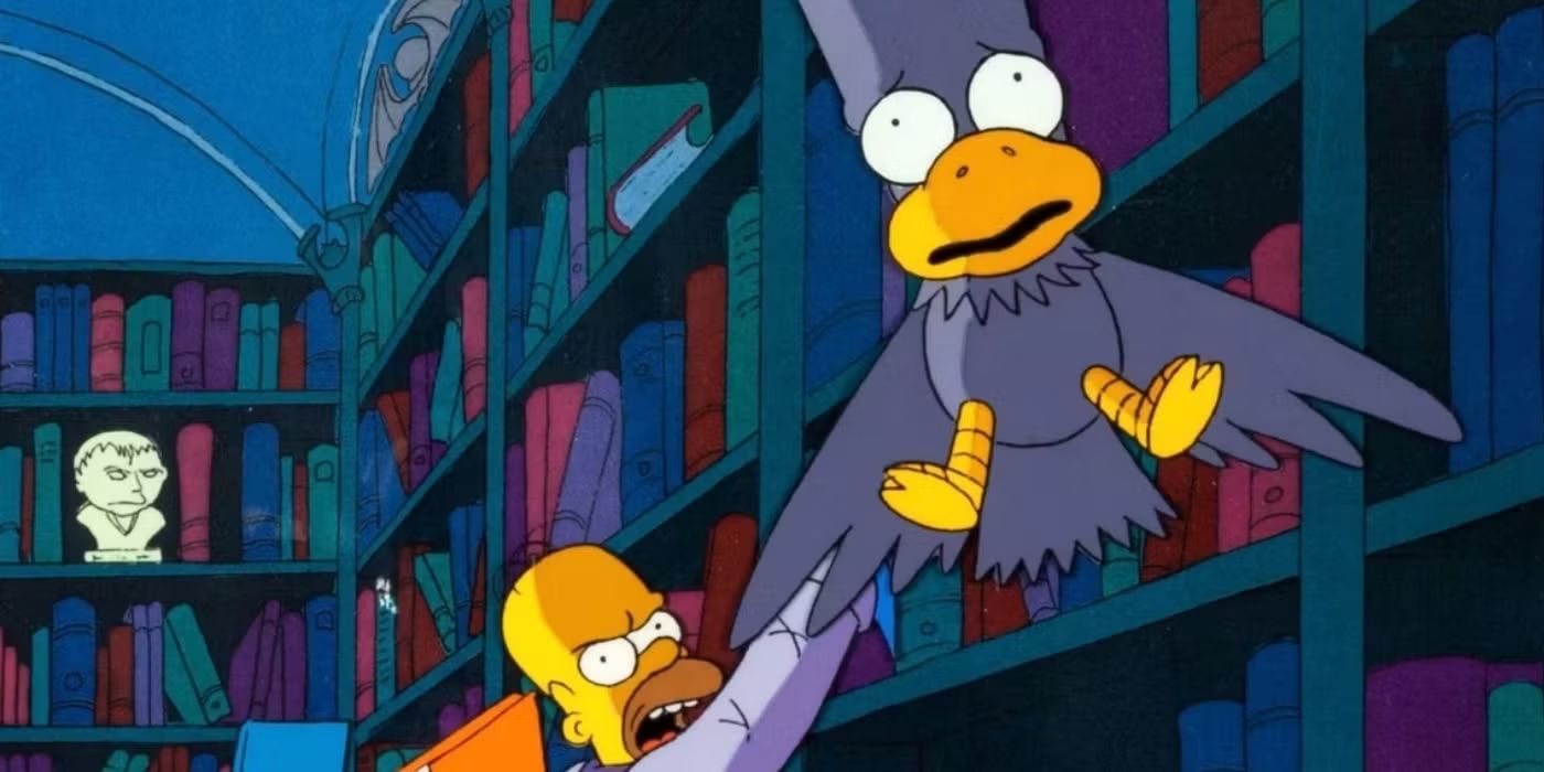 'The Simpsons' Made a Top Tier Adaptation of Edgar Allen Poe's 'The Raven'